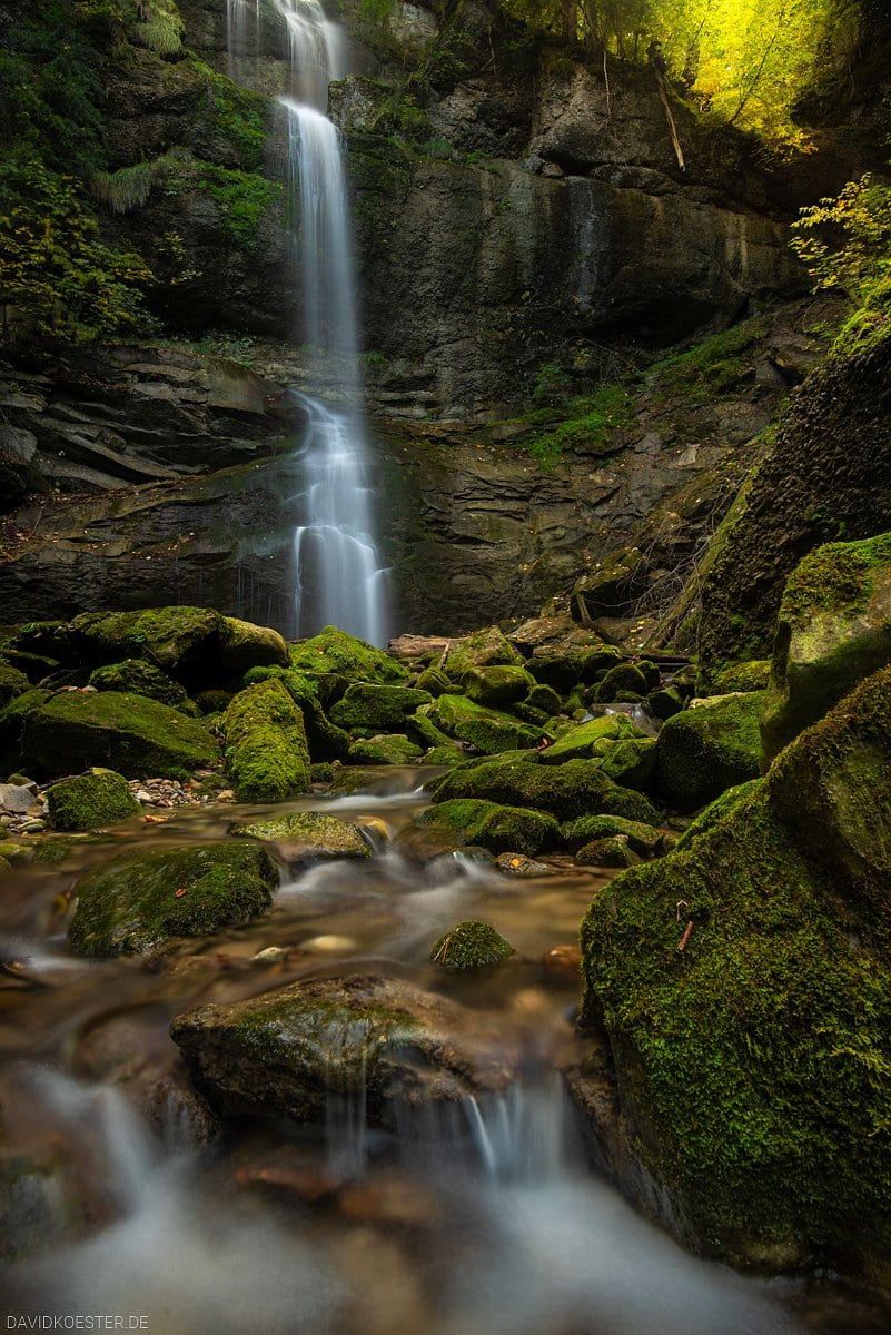 Deutschland - Wasserfall im Allgäu, Bayern - Landschaftsfotograf David ...