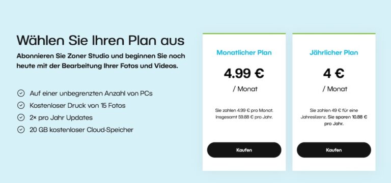 Zoner Studio Test - Alternative zu Lightroom & Co?
